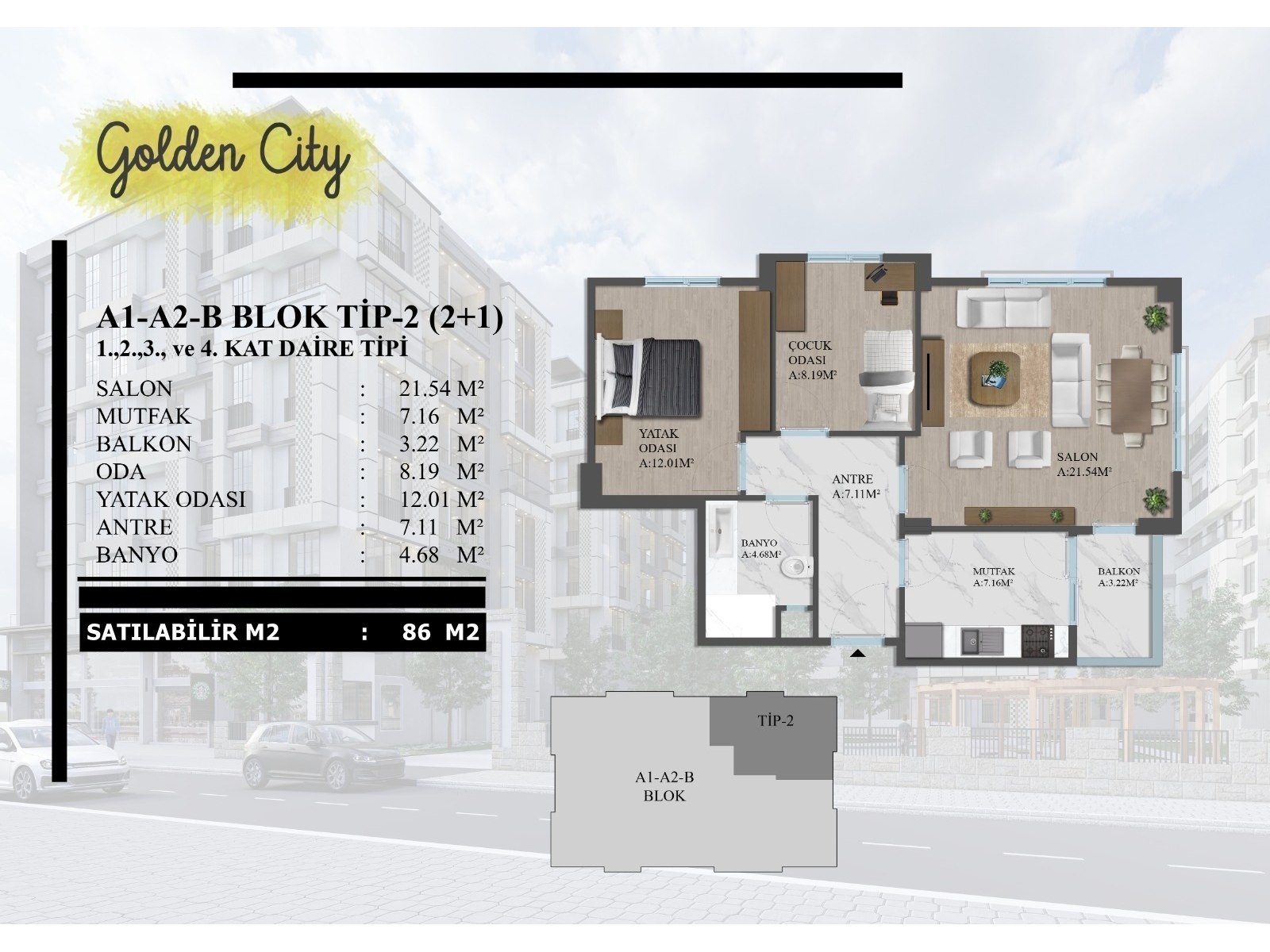 GOLDEN CITY Proje Detayları & Bilgileri sahibinden.com'da